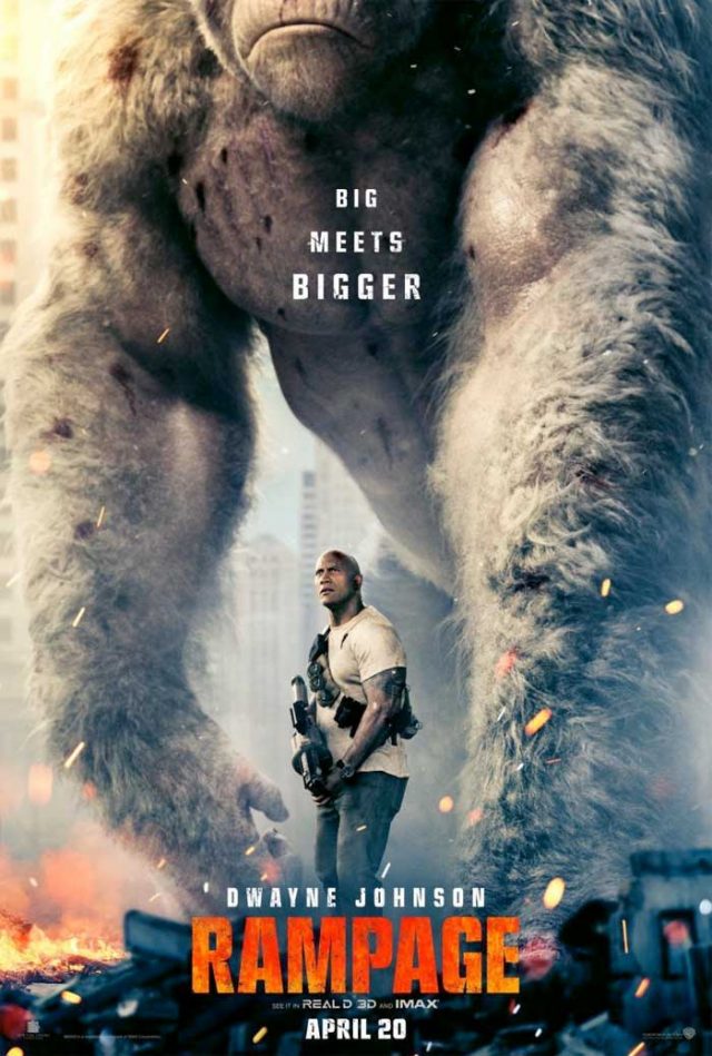 40 curiosidades de 'Rampage' la nueva película de Dwayne Johnson