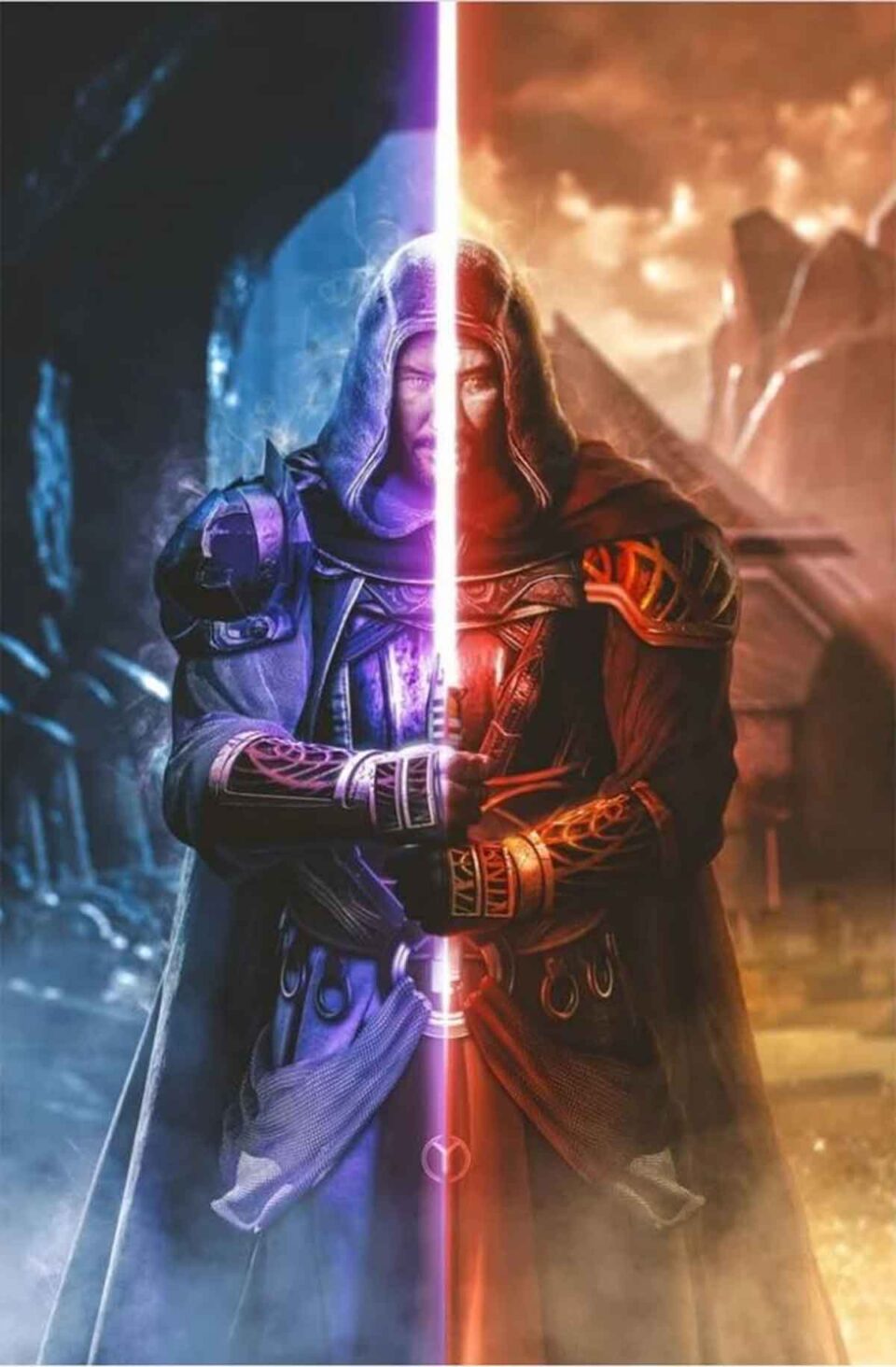 Espectacular Fan Art de Keanu Reeves como Darth Revan de Star Wars