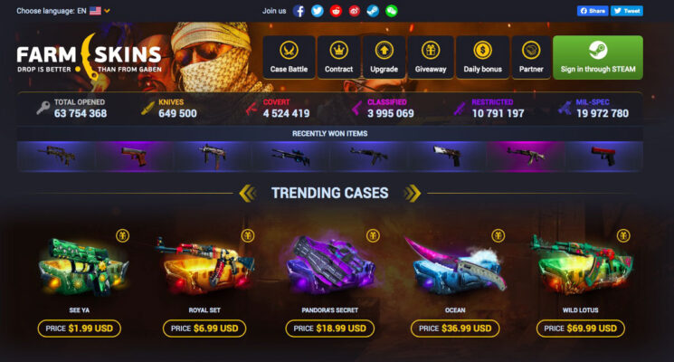 Lo que debes saber antes de comprar skins en Farmskins