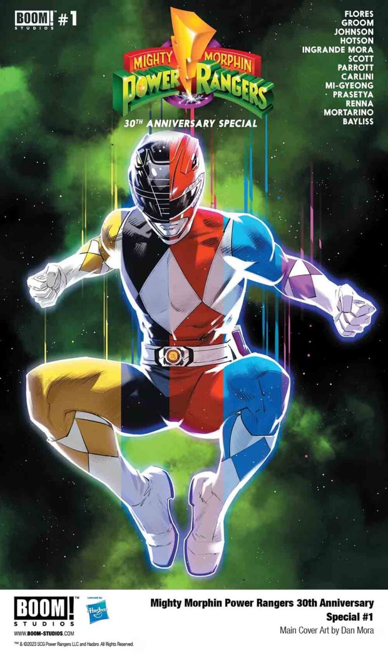 El 30º aniversario de Power Rangers llega al cómic