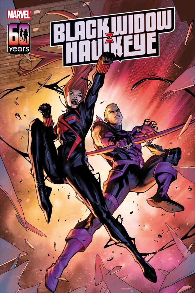 Viuda Negra y Ojo de Halcón celebran así sus 60 años en Marvel