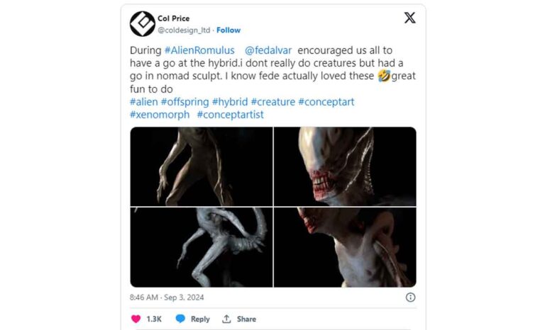 Alien Romulus muestra diseño diferente del Xenomorfo final