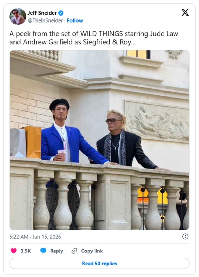 Primera imagen de la serie de Jude Law y Andrew Garfield